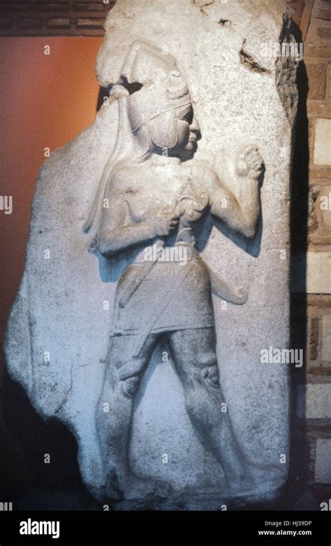Hittite King Or Figure With Dagger From The Kings Gate Of Bogazkale
