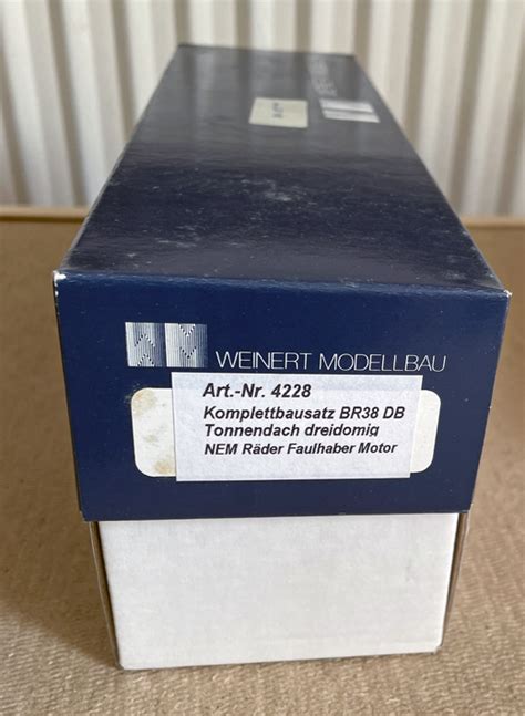 Weinert Ho 4228 Kit For Db Class 38 4 6 0 Tender Locomotive 22t165
