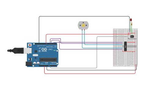 Circuit Design Temperature Sensor Tinkercad