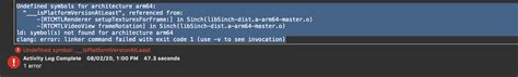 Ios Undefined Symbols Isplatformversionatleast Stack Overflow