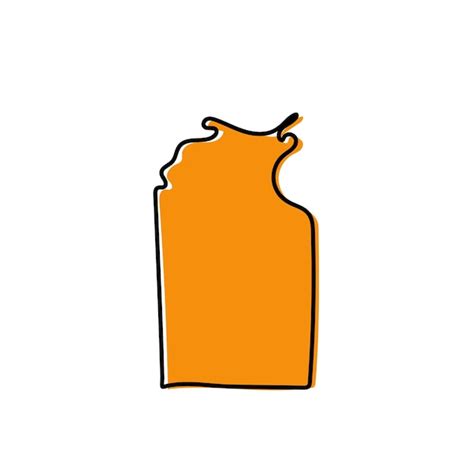 Premium Vector Northern Territory Nt State Of Australia Map Design