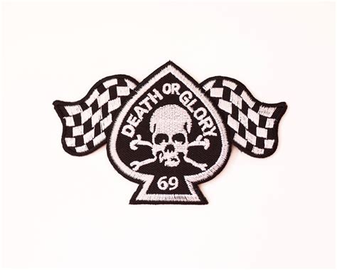 Death Or Glory Skull Patch Cybershop Australia