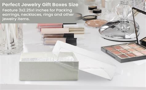 Novel Box 20 Pack White Jewelry T Box 3x225x1in With