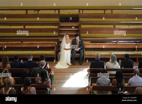 Emily Philbrook And Benjamin Barger Hold A Moment Of Silence During