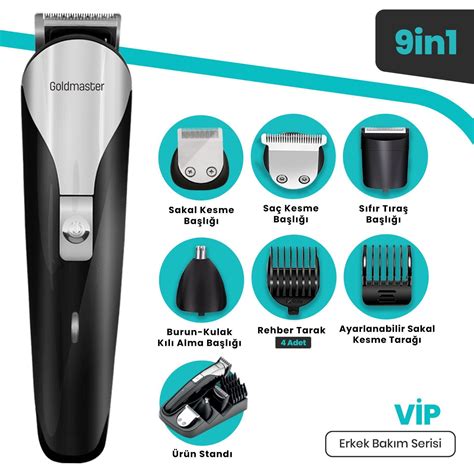 Vip 9in1 Saç Sakal Şekillendirme Makinesi