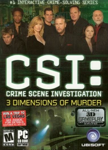 Csi Crime Scene Investigation 3 Dimensions Of Murder Metacritic