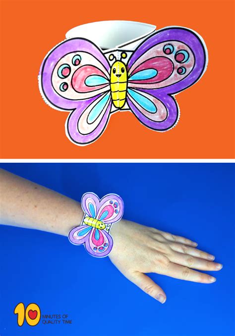 Printable Butterfly Bracelet Artofit