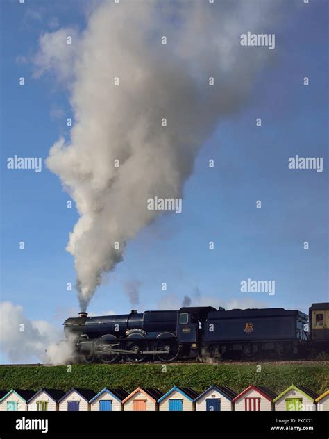 Gwr King Class Loco No 6023 King Edward Ii Leaves Goodrington For