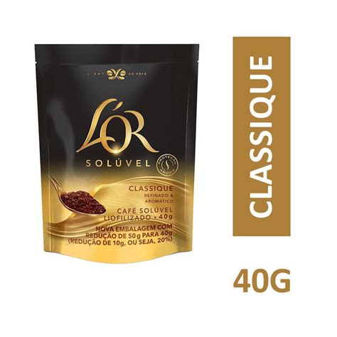 Café Gourmet Solúvel Lor Classique 40g Carrefour