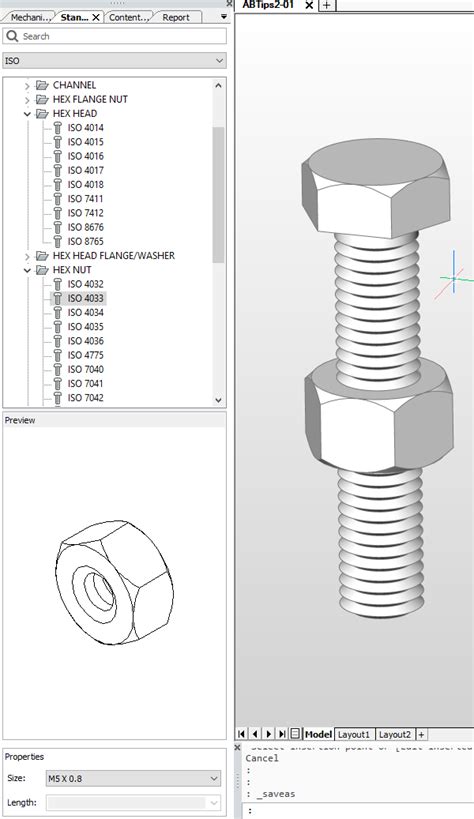 A And B Tip 2 Realistic Threads Cad Nauseam