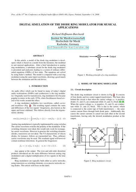☑ Diode Applications