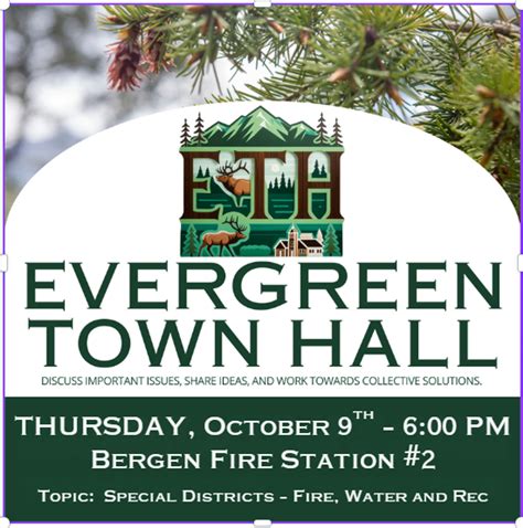 Evergreen Town Hall Special Districts Downtown Evergreen Co