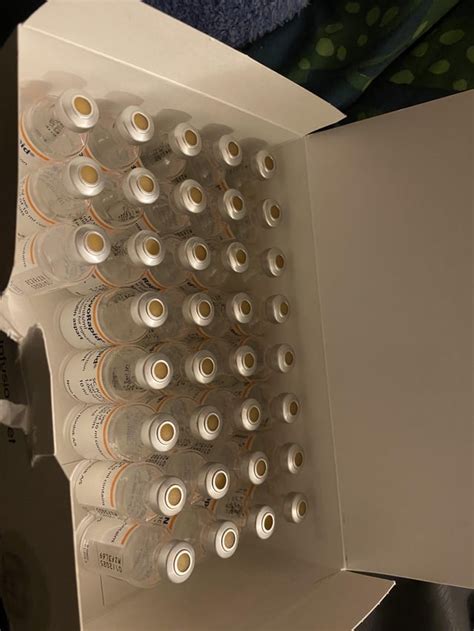 All The Insulin Ive Used Over The Last 8 Months In An Infusion Set Box