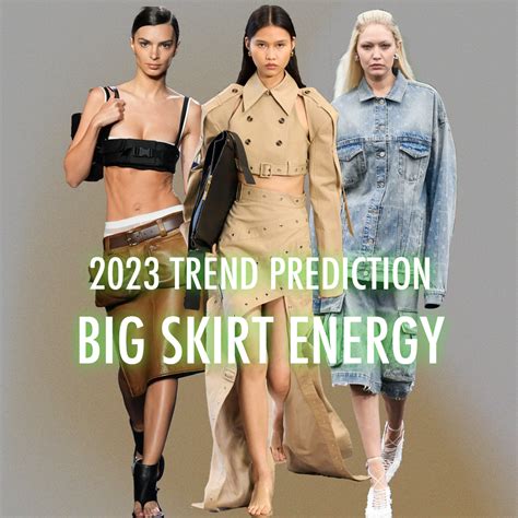 2023 Trend Prediction Big Skirt Energy