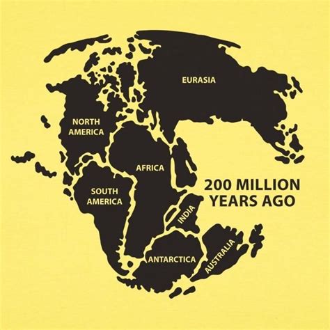 Map Of Atlantisatlantia 200 Million Years Ago