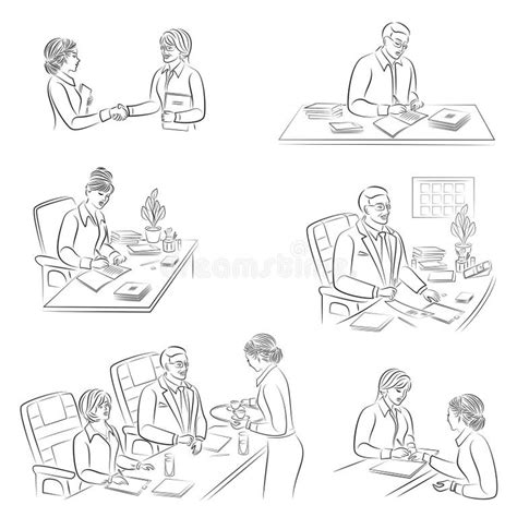 Girl Boss Office Stock Illustrations 9696 Girl Boss Office Stock
