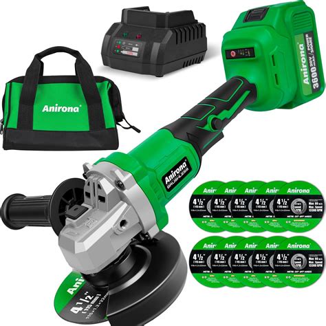 Esmeriladora Angular Inalámbrica 4 1 2 Sin Carbones Anirona 550w