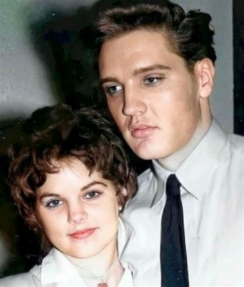 Priscilla Presley And Elvis Young