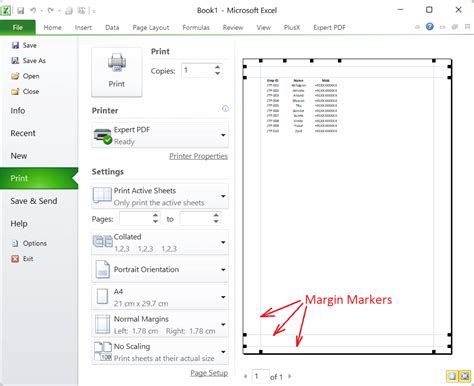 Excel Page Margins Setting Up Document Layout Free Online Tutorial
