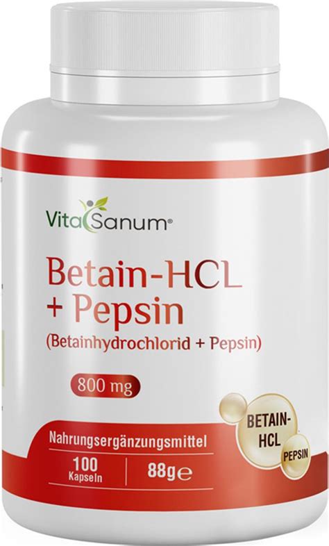 Vitasanum® Betain Hcl Pepsin Kauflandde