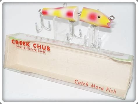 Vintage Creek Chub Pearl Jointed Darter Lure 4938 For Sale Tough Lures
