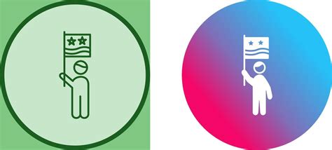 Raising Flag Icon Design 44392500 Vector Art At Vecteezy