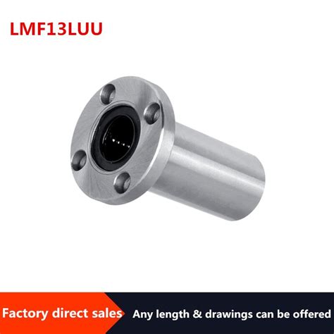 1pc Lmf13luu Long Type Round Flange Linear Bushing Grandado
