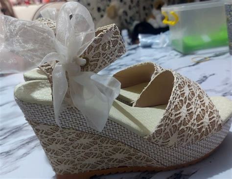 Cute Wedge Sandals Womens Fashion Footwear Wedges On Carousell