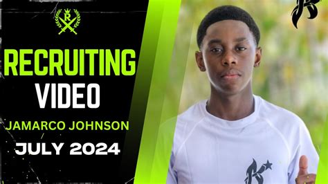Jamarco Johnson Soccer Recruiting Video July 2024 Youtube