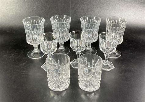 Crystal Group Two Waterford Old Fashioned Wine Glasses Hash Auctions