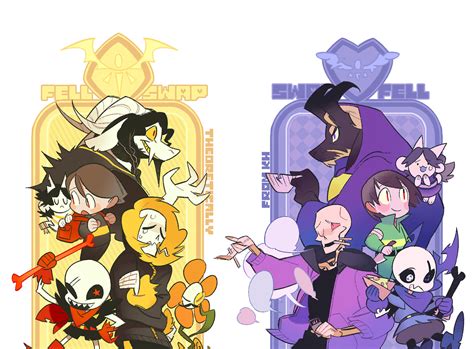 Swapfell Fellswap Papyrus Undertale Papyrus Ut Temmie