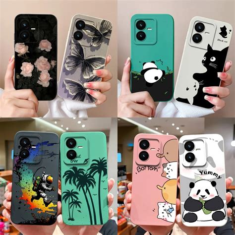 Case For Vivo Y22 Y22s Cover Camera Lens Protector For Vivo Y 22 Soft
