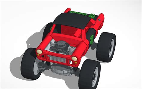 3d Design Monster Truck Tinkercad