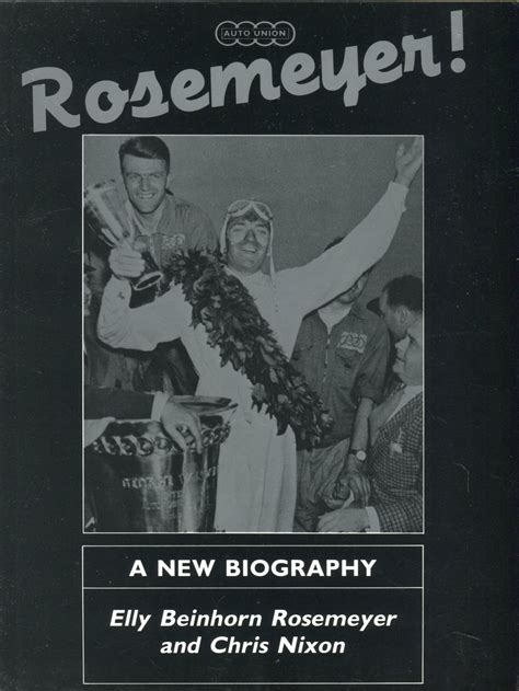 Rosemeyer A New Biography David Thomas Motoring Books