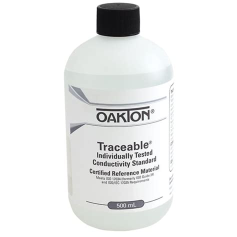 Cole Parmer Oakton Traceable Conductivity And Tds Standard