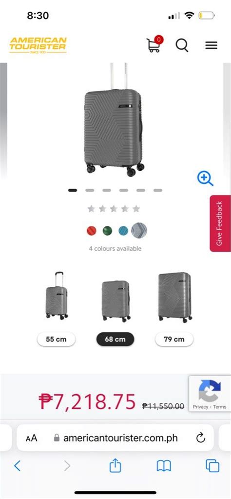 American Tourister M Luggage Hobbies And Toys Travel Luggage On Carousell