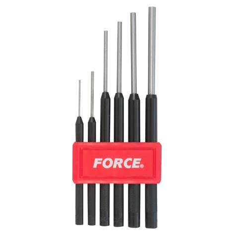 Force 6 Piece Assorted Pin Punches Set 50613 Tradetools
