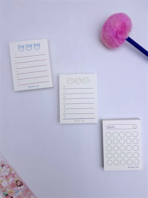 Mini Planning Sheets 100 Sheets Shophaul