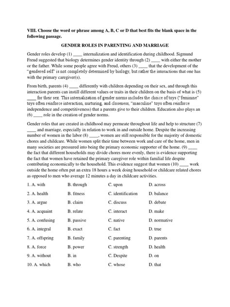 Unit 6 Gender Equality 1 Pdf Unit 6 Gender Equality 1 Pdf