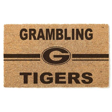 Jardine Grambling Tigers 18 X 30 Team Logo Doormat Brown 4446935