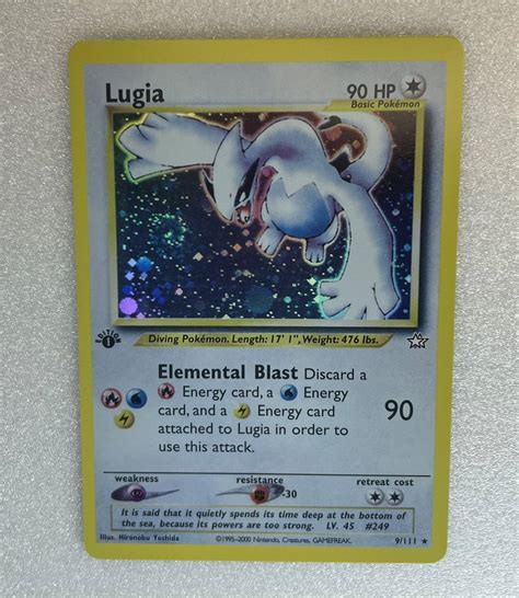 Yahooオークション ポケモンカード 海外版 1ed Shadowless Lugia ル