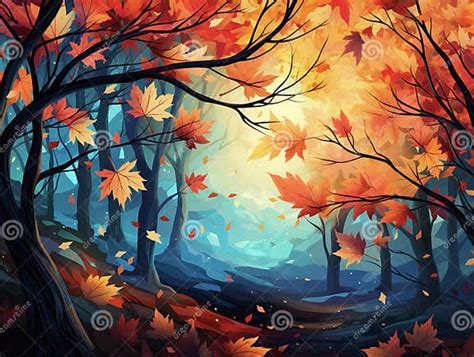 Fall Background Fall Background Wallpaper Fall Background Image Stock Illustration