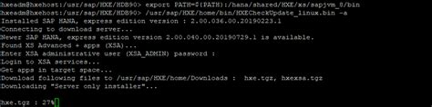 Upgrading Sap Hana Express Edition To Sps04 Sap Community