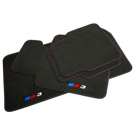 Bmw 3 Series Velour Floor Mats 1984 1993 Coupe And Sedan E30 3 Logo