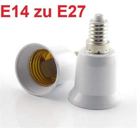 E14 Zu E27 Lampe Sockel Basis Halter 220v Conversion Neu Gemäss