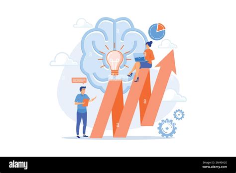 Brain Lightbulb And Business Team Solving Problem Innovative Solution