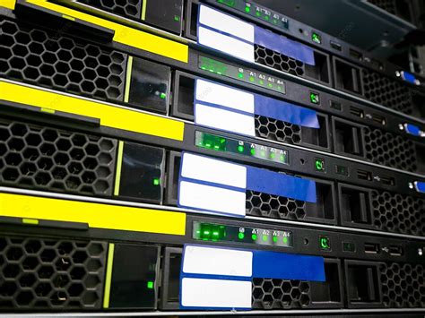 Computer Network Telecommunication Ethernet Cables Connected To