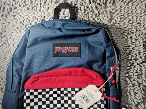 Jansport Black Label Superbreak Finish Line Navy Backpack Mens