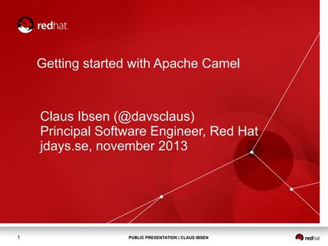 Getting Started With Apache Camel Jdays 2013 Pdf
