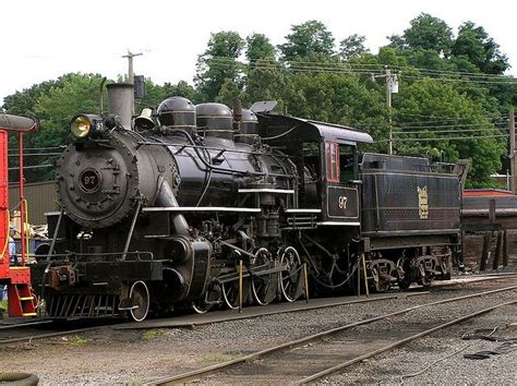 American Steam Locomotive Vintage Train Photo